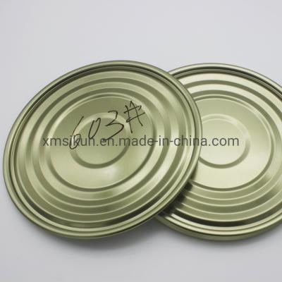 China Poder Fácil-abierta llana de la comida de la tapa de la hojalata 603# de la protección del medio ambiente de la venta de punto en venta