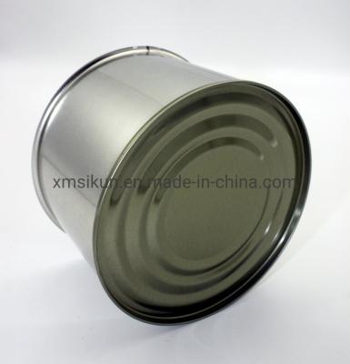 China Best Selling Food Grade Metal Round Empty Can 950# with Easy Open Lid Food Packaging for sale