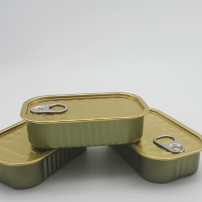Chine Petite sardine carrée Tuna Food Grade des sardines 311# en gros bon marché de haute qualité pour l'emballage à vendre
