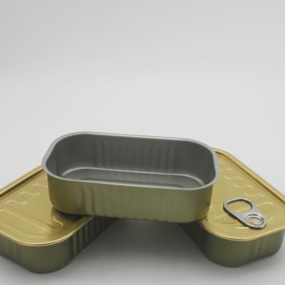 Chine Petite sardine carrée Tuna Food Grade des sardines 311# en gros bon marché de haute qualité pour l'emballage à vendre