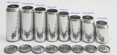 Cina Factory Direct Sales Aluminum Cans 250ml Slim High Quality Packaging Cans in vendita