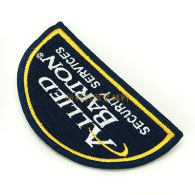 China No Minimum Clothing Embroidered Patches Cold Cut / Die Cut / Heat Cut Finishing for sale