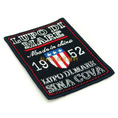 China Eco Friendly Clothing Embroidered Patches , Iron On Embroidered Patches For Clothes for sale