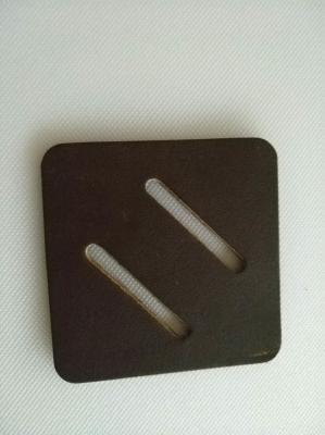 China Black Brown Debossed Leather Patches With Custom Brand Logo For Decoration for sale