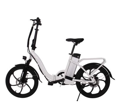 Cina 2019 più bella 20 pollici pieghevole ebike con freno a disco giù posizione della batteria tubo in vendita