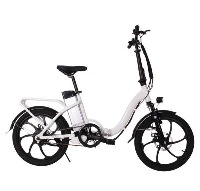 Cina 2019 più bella 20 pollici pieghevole ebike con freno a disco giù posizione della batteria tubo in vendita