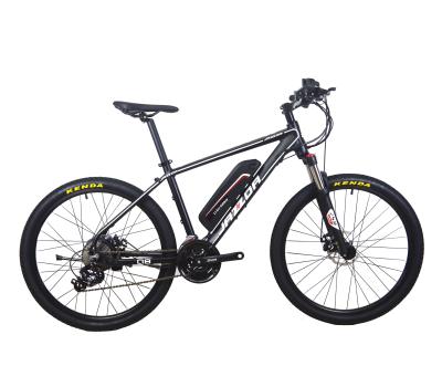 China 26 inch 250W 350W elektrische bergfiets 48V lithiumbatterij en 24 versnellingen Te koop
