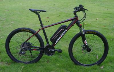 China 26 inch 250W 350W elektrische bergfiets 48V lithiumbatterij en 24 versnellingen Te koop