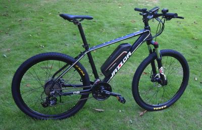 China 26 inch 250W 350W elektrische bergfiets 48V lithiumbatterij en 24 versnellingen Te koop