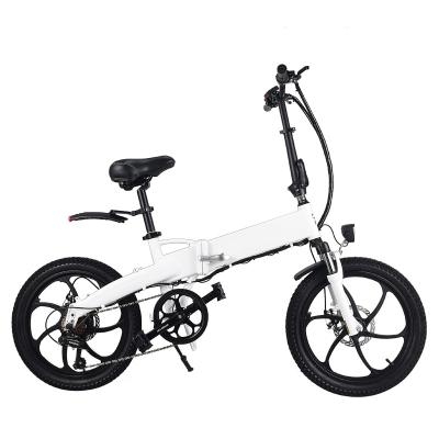 Cina Conveniente Shimano 7 velocità 6 Spoke MTB stile di alluminio pieghevole bicicletta elettrica in vendita