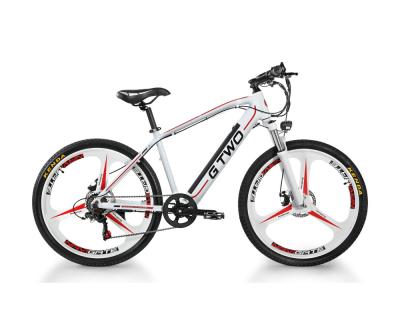 Cina 26 pollici bicicletta elettrica retrò 48V 10AH batteria integrata Shimano 7 velocità derailleur in vendita