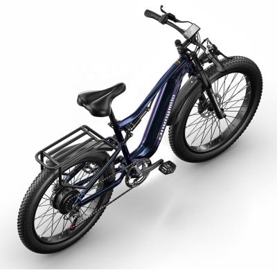 Cina 48V 1000W Power MTB Electric Mountain Bike con freno a disco a batteria al litio da 17,5ah in vendita