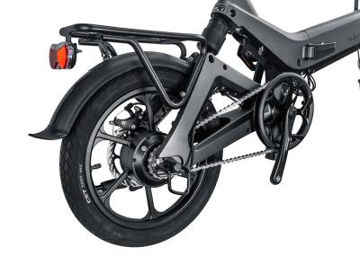 China Classic Mini Electric Folding Bike 16 Inch 250W With 36V 8.7Ah Lithium Battery for sale