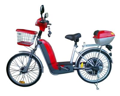 China Single Speed 12AH 48V Battery Electric Bike With Steel Suspension Front Fork for sale