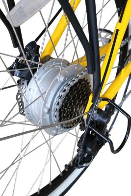 China 26 Inch 500W 48V Beach Cruiser Electric Bike With Double Disk Brakes And LCD Display for sale