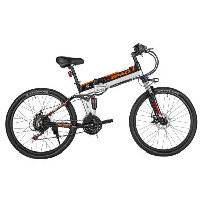 Cina 48V 26 Inch Mountain Style Italian Electric Bike Per Uomo e Donna Frontale Freno a disco posteriore in vendita