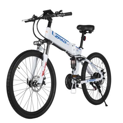 Cina 48V 26 Inch Mountain Style Italian Electric Bike Per Uomo e Donna Frontale Freno a disco posteriore in vendita
