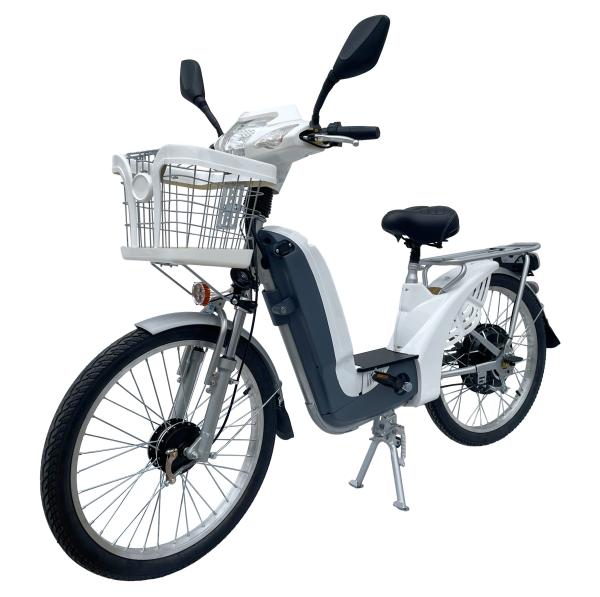 Quality 48V 350W Rear Hub Electric Bicycle 24 Inch Single Speed E Bike With LCD Display for sale