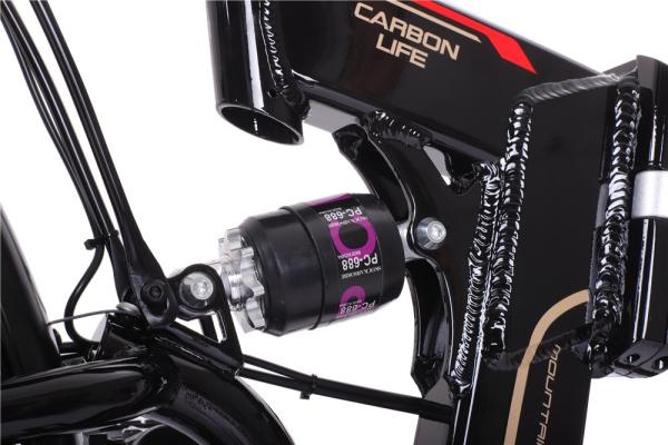 Quality Foldable 48V 10.4AH Electric Bicycle with Aluminium Alloy Frame in Black and for sale