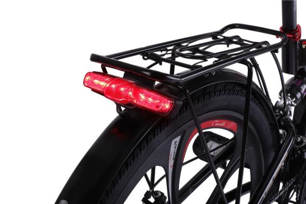 Quality Foldable 48V 10.4AH Electric Bicycle with Aluminium Alloy Frame in Black and for sale