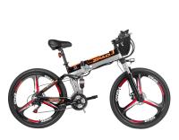 Quality 21 Speed Full Suspension Long Range Folding Electric Bike 26 Inch With Double for sale