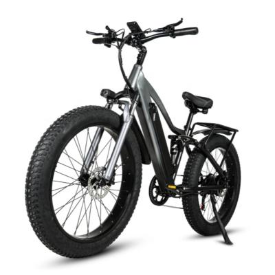 Cina Fat Tire Bici elettrici da montagna per adulti 26 pollici 750W Motore 17Ah batteria al litio in vendita