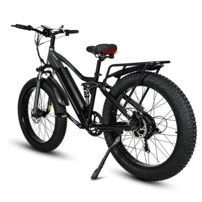 Cina Fat Tire Bici elettrici da montagna per adulti 26 pollici 750W Motore 17Ah batteria al litio in vendita
