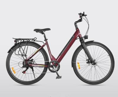 Cina 36V 250W Lady City Electric Bike 28 pollici 7 velocità E Bike Per la ricarica 3 ore in vendita