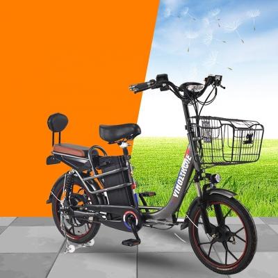 Cina 350W Electric City Bike 48V 10Ah Batteria al litio Step Through Full Suspension Ebike in vendita