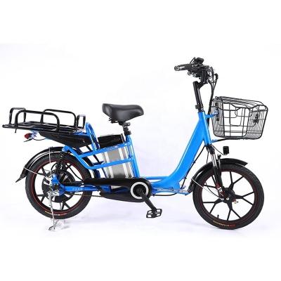 Cina 350W Electric City Bike 48V 10Ah Batteria al litio Step Through Full Suspension Ebike in vendita