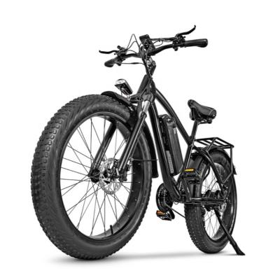China 750W 26 inch elektrische mountain ebike met 7 versnellingen en hydraulische schijfrem Te koop