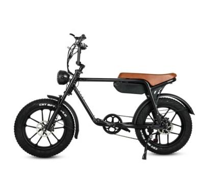 China 750 W vetband elektrische fiets 48 V 17 Ah batterij elektrische fietsen met voorvering Te koop