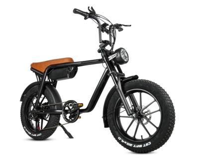 China 750 W vetband elektrische fiets 48 V 17 Ah batterij elektrische fietsen met voorvering Te koop