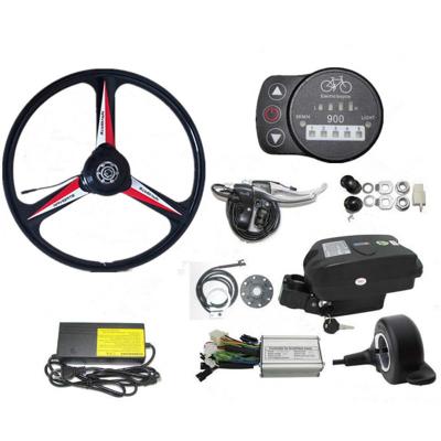 Cina 36V 48V Motor Electric Bicycle Kit Oil Brake 20 Inch 26 Inch Integrated Wheel in vendita