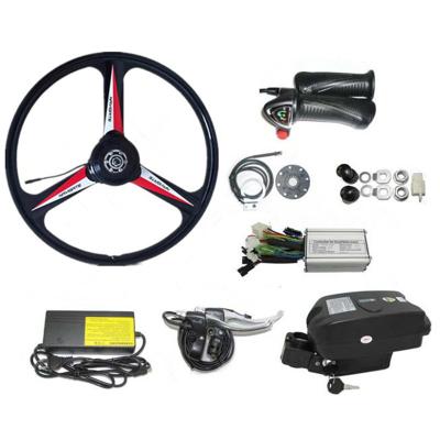 Cina 36V 48V Motor Electric Bicycle Kit Oil Brake 20 Inch 26 Inch Integrated Wheel in vendita