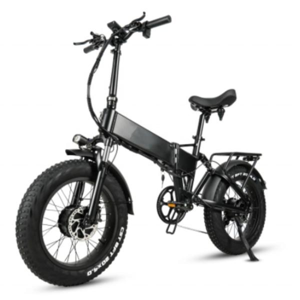 Quality Disc Brake 1000W Electric Folding Bike 48V 17Ah 7 Speed City Fat Tire E Bike for sale