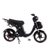 Quality Full Suspension Electric Moped Scooter 48V 500W Front Disk And Rear Drum Brakes for sale