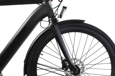 China Aluminium frame 700C elektrische fiets met 36V 250W gordel aandrijving lithiumbatterij Te koop
