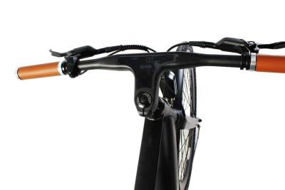 China Aluminium frame 700C elektrische fiets met 36V 250W gordel aandrijving lithiumbatterij Te koop