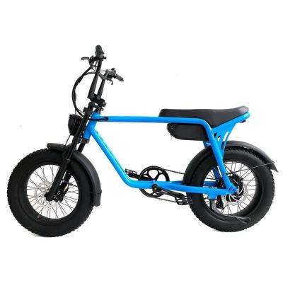 China 73 Style Ebike 500W/750W Electric Mountain Bike 20 Inch Fat Tire Electric Bike Motorcycle 48V 13ah Lithium Battery Ebike Te koop