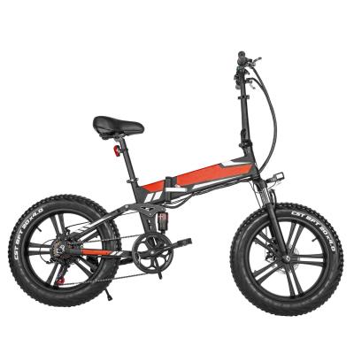 China Electric Folding Bike 20 Inch Fat Tire 500W Motor 12.8Ah Lithium Battery Ebike Electric City Bike For Adult Electric Bicycle for sale