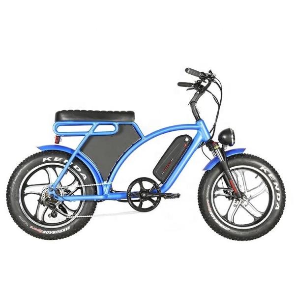 Quality 20 Inch All-in-one Wheel Fat Tire Electric Bike Front Suspension 73 Style 48V for sale