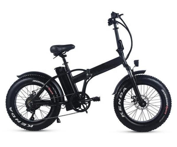 Quality Electric City Bike Electric Folding Bike 20 Inch Fat Tire Ebike 7 Speed 48V 500W for sale