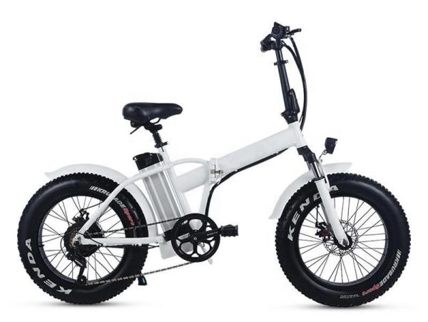 Quality Electric City Bike Electric Folding Bike 20 Inch Fat Tire Ebike 7 Speed 48V 500W for sale