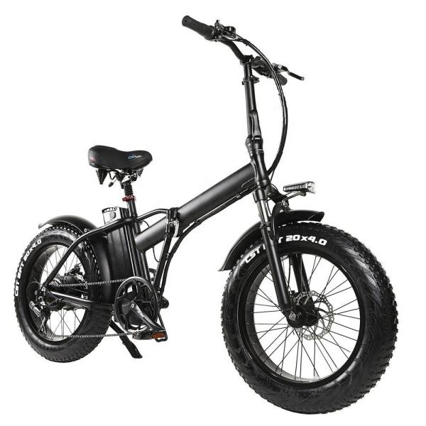 Quality Electric City Bike Electric Folding Bike 20 Inch Fat Tire Ebike 7 Speed 48V 500W for sale