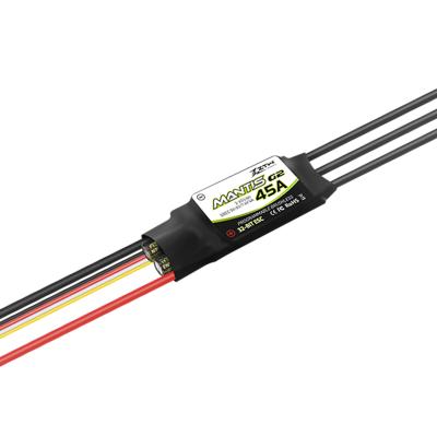 China 2-6S ZTW Mantis 45A SBEC G2 32 Bit RC Airplane ESC With Adjustable BEC for sale