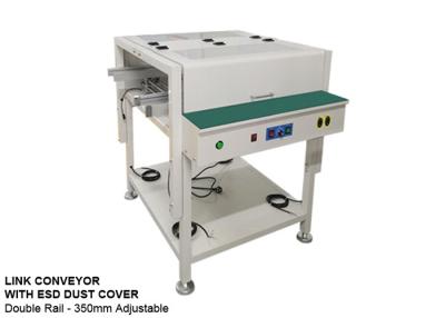 China Correia transportadora PCB de trilho duplo aço inoxidável com proteção contra poeira ESD à venda
