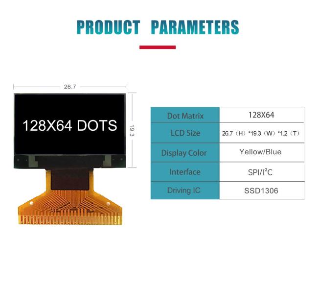 OLED Display close-up view