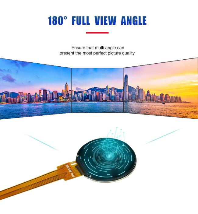 0.99 Inch Circular TFT LCD Module side view
