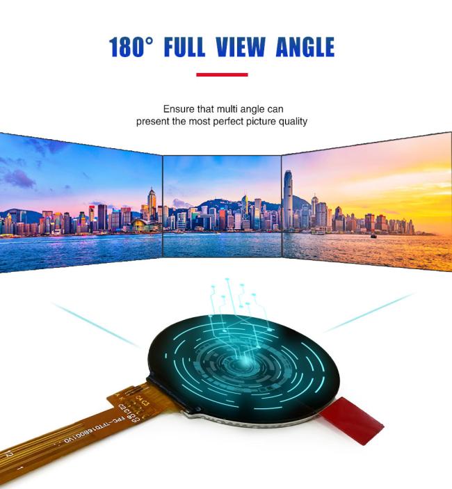 1.6 Inch Circular TFT LCD Module side view